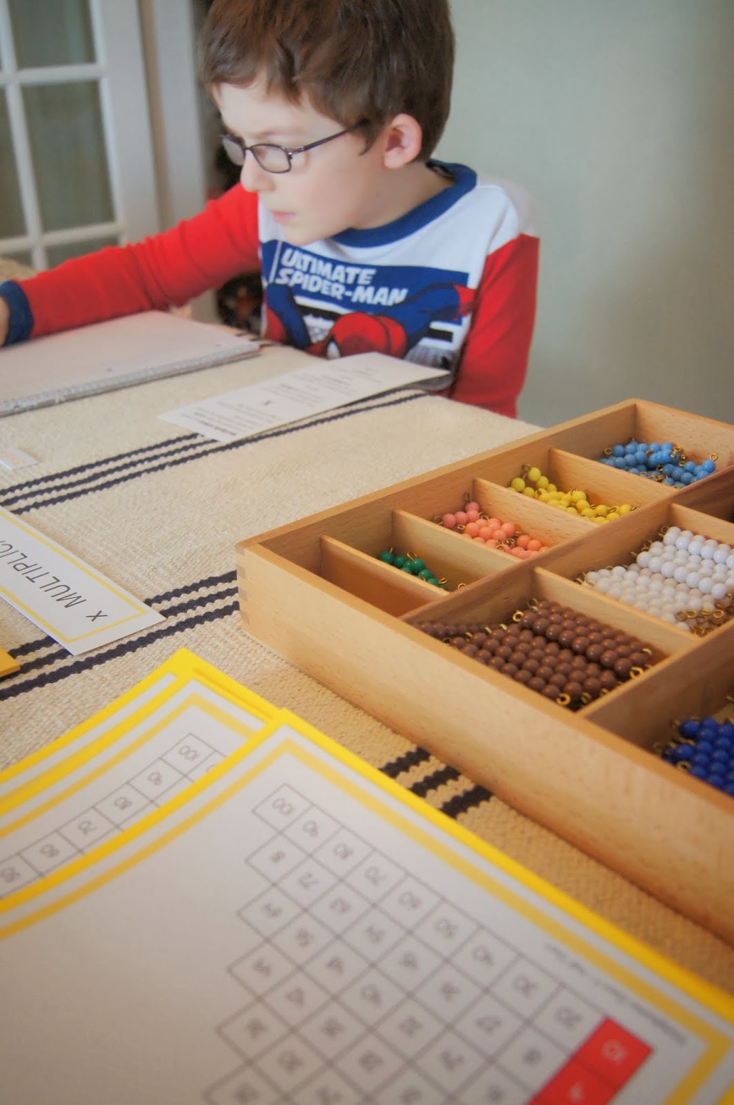 "Making Montessori Ours": Montessori Multiplication Tables Work