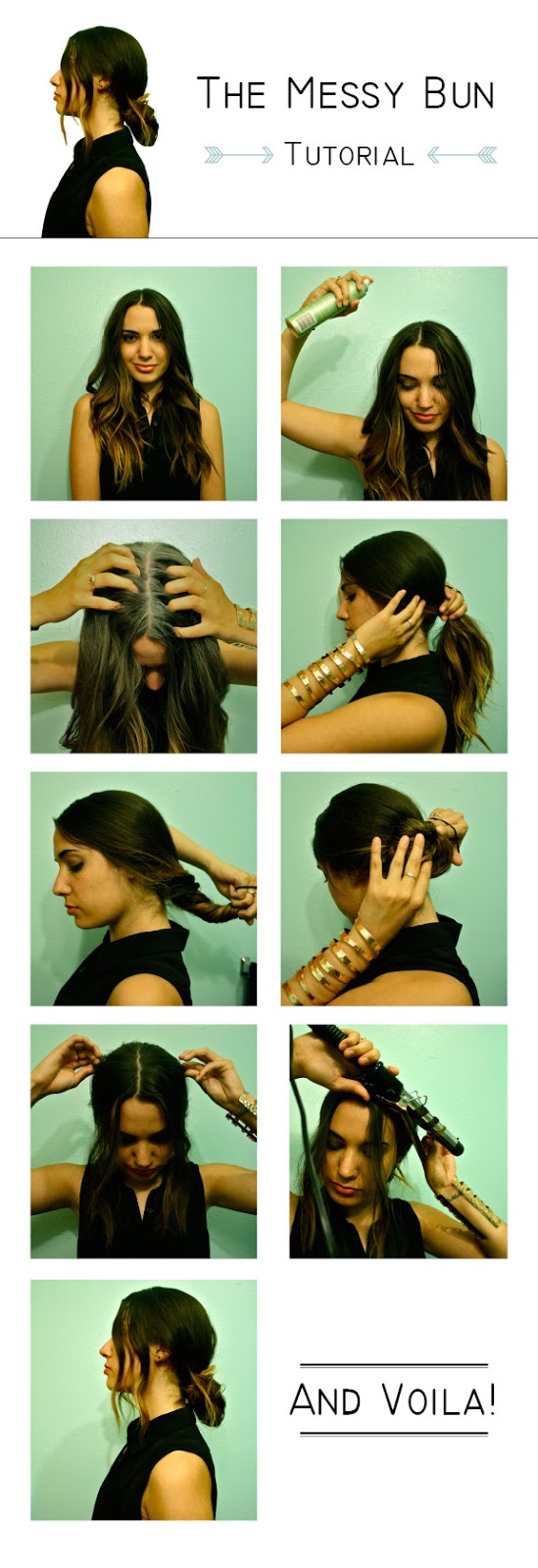 Messy Low Bun Tutorial - Ramblings with Rin