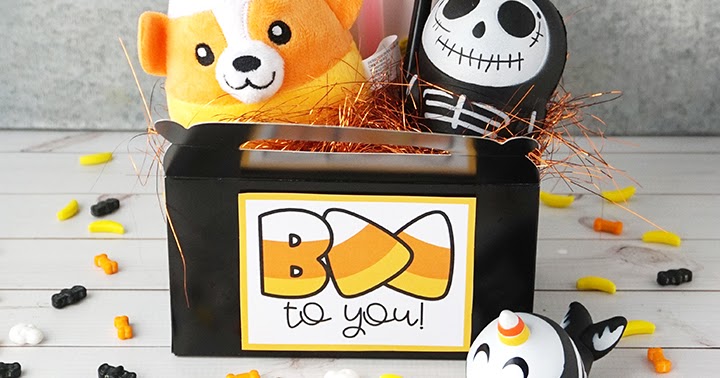 Halloween Boo Gift Box with Free Printable Tag | artsy-fartsy mama