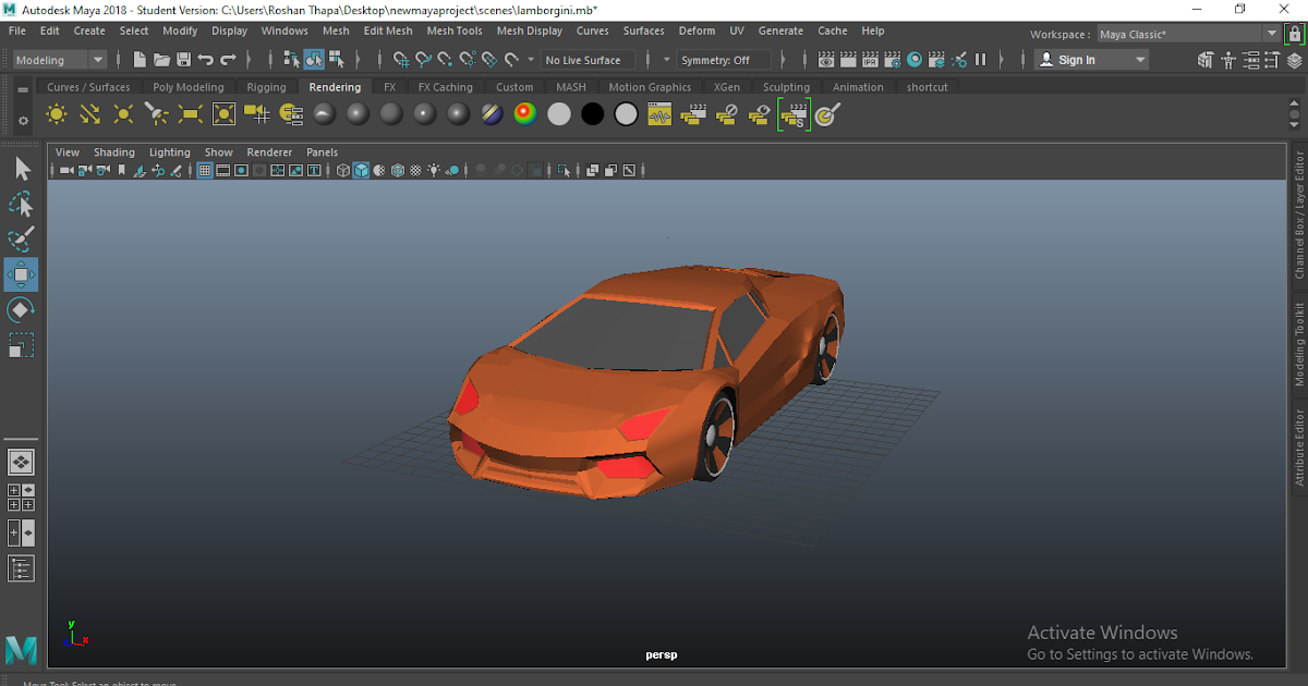Making car in Autodesk Maya - Devlop your game