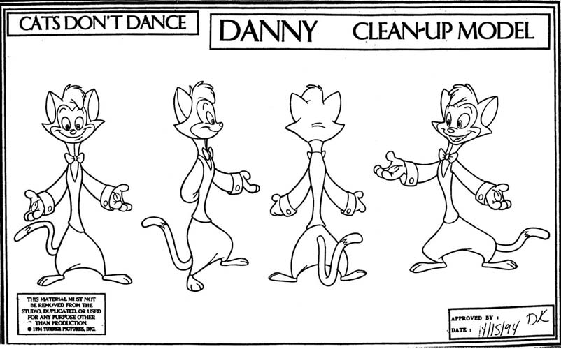 Flooby Nooby: Cats Don't Dance Model Sheets - Part 1