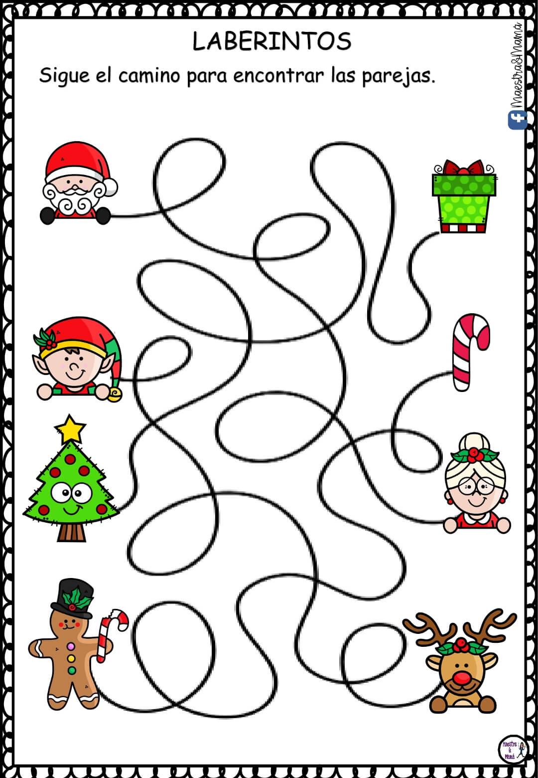 Librito de Tareas para Navidad | Materiales Educativos para Maestras