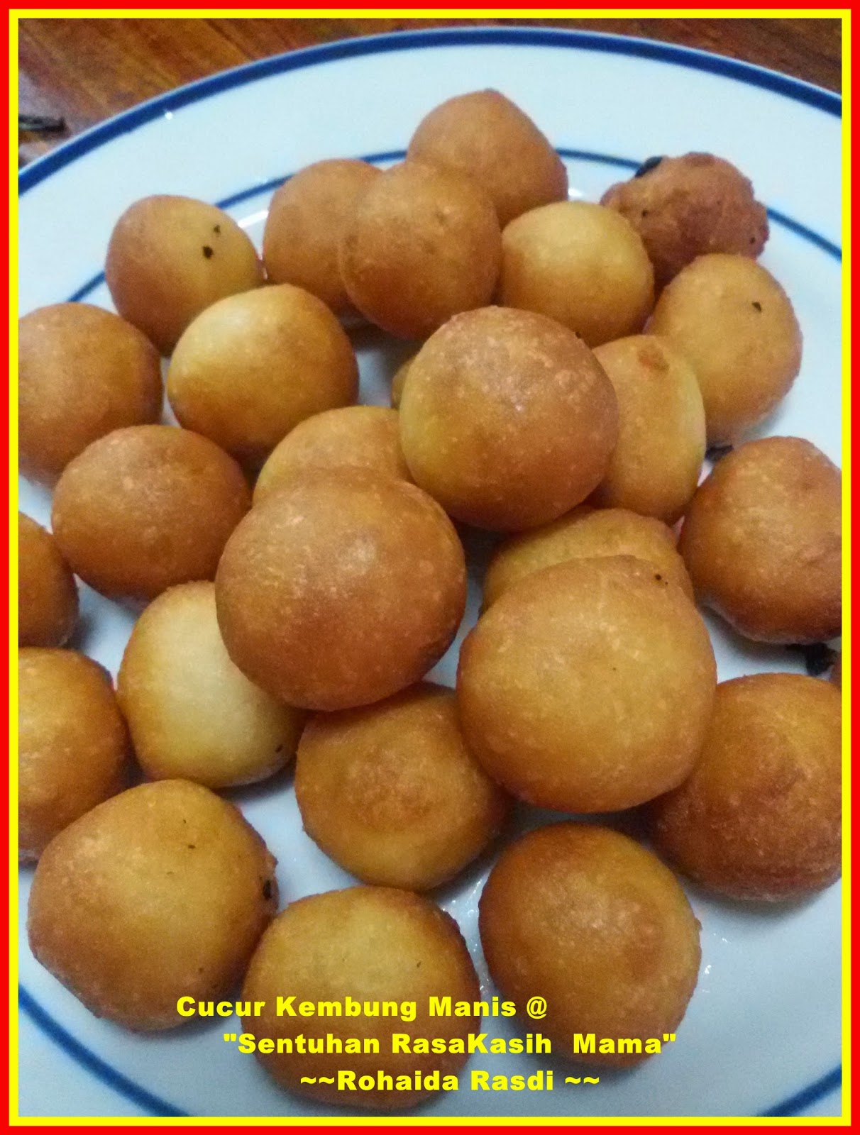 "Sentuhan RasaKasihMama": Cucur Manis Kembung ... wat sarapan sefamily..