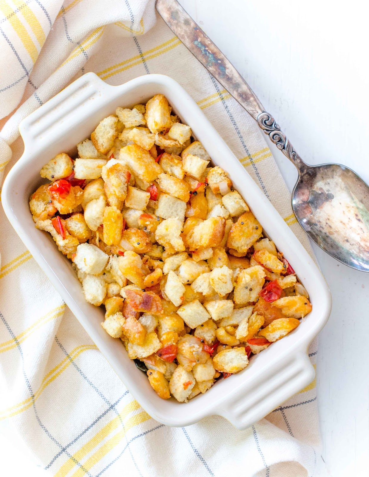 Indian-Spiced Turkey Stuffing for Thanksgiving ~ The Tiffin Box