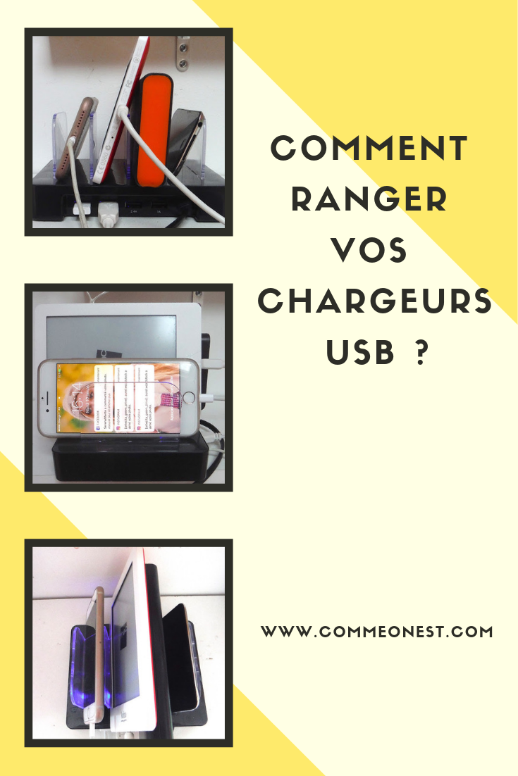 Comment ranger vos chargeurs USB ? - Comme On Est