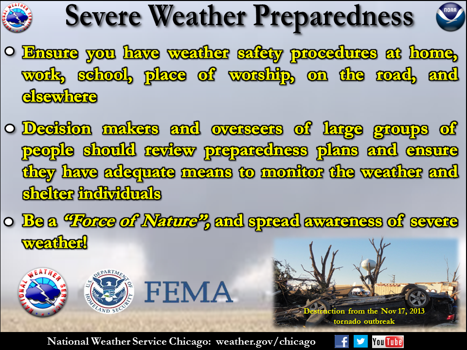 First Warn Weather Team: Illinois Severe Weather Preparedness Week