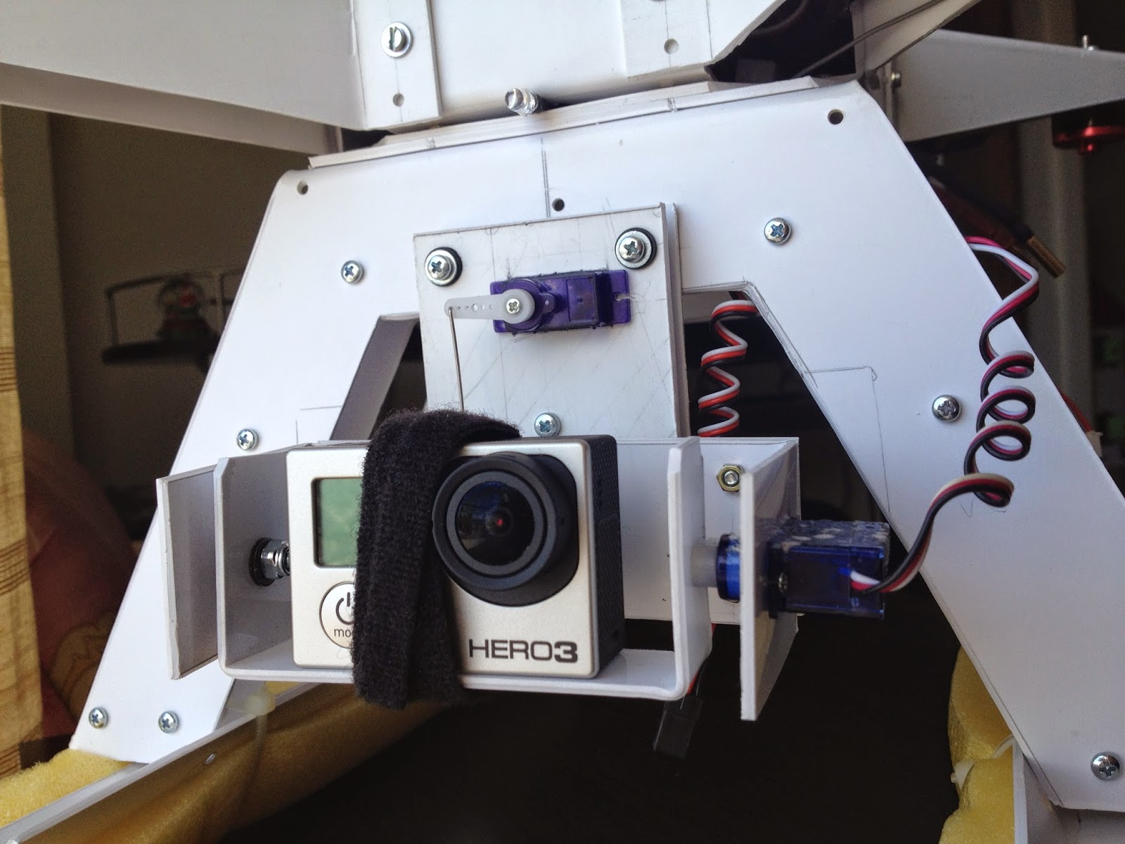 Frankie Copter: a DIY Quadcopter based on MultiWii: DIY 2-axis camera ...