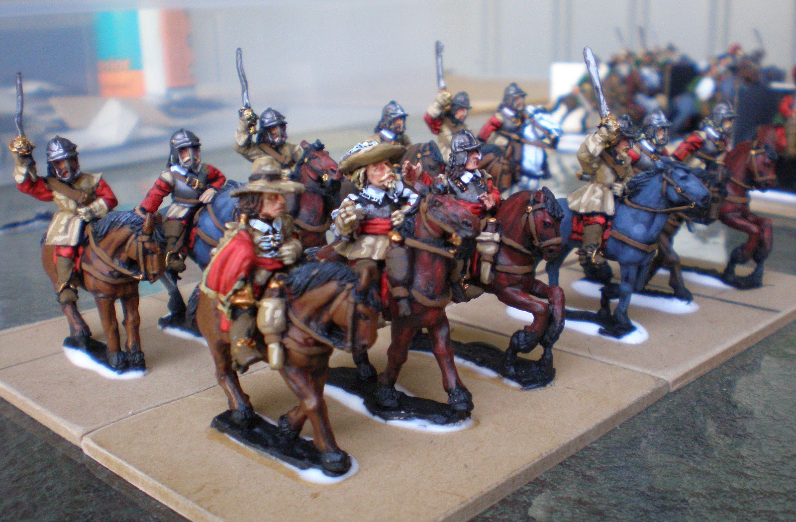 15mm paint shack: work bench update 28mm foundry ecw cavalry