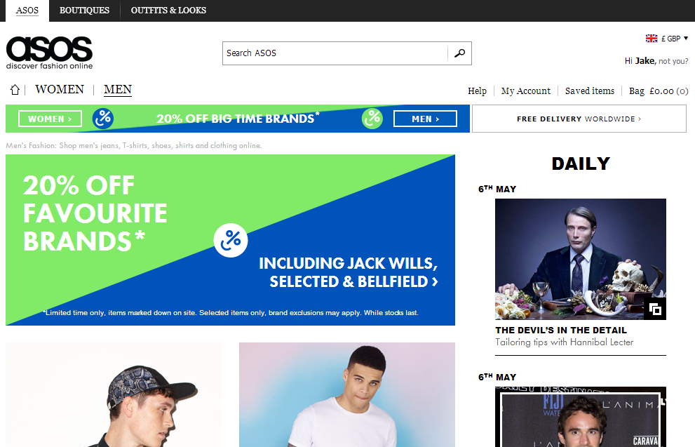 Digital Marketing: Analysis of the Asos Website Using the OCHN Framework