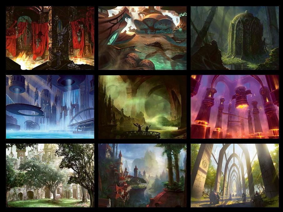 MTG Realm: Ravnica Art Dump