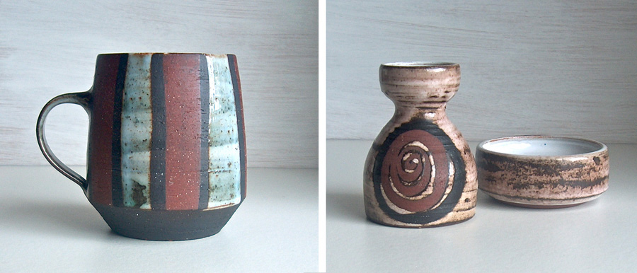 Potshots: Briglin studio pottery. Mmmm chocolate and cream.