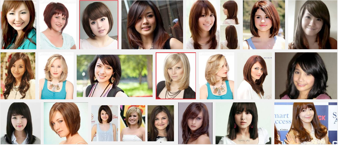 View Gaya Rambut Untuk Muka Bulat Dan Tembem PNG