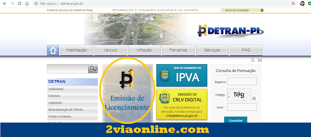 Licenciamento Detran-PI 2023-2024