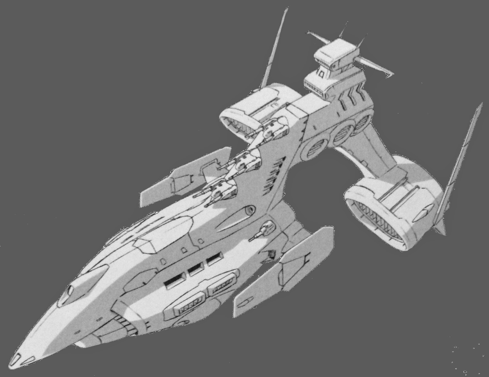 Anaheim Journal: Universal Century Ships: Musai-Class Light Cruiser