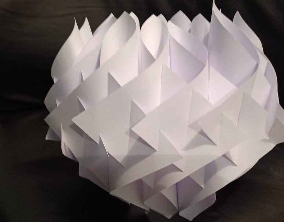 Fundamentos de Tecnología. : Lampara en Origami