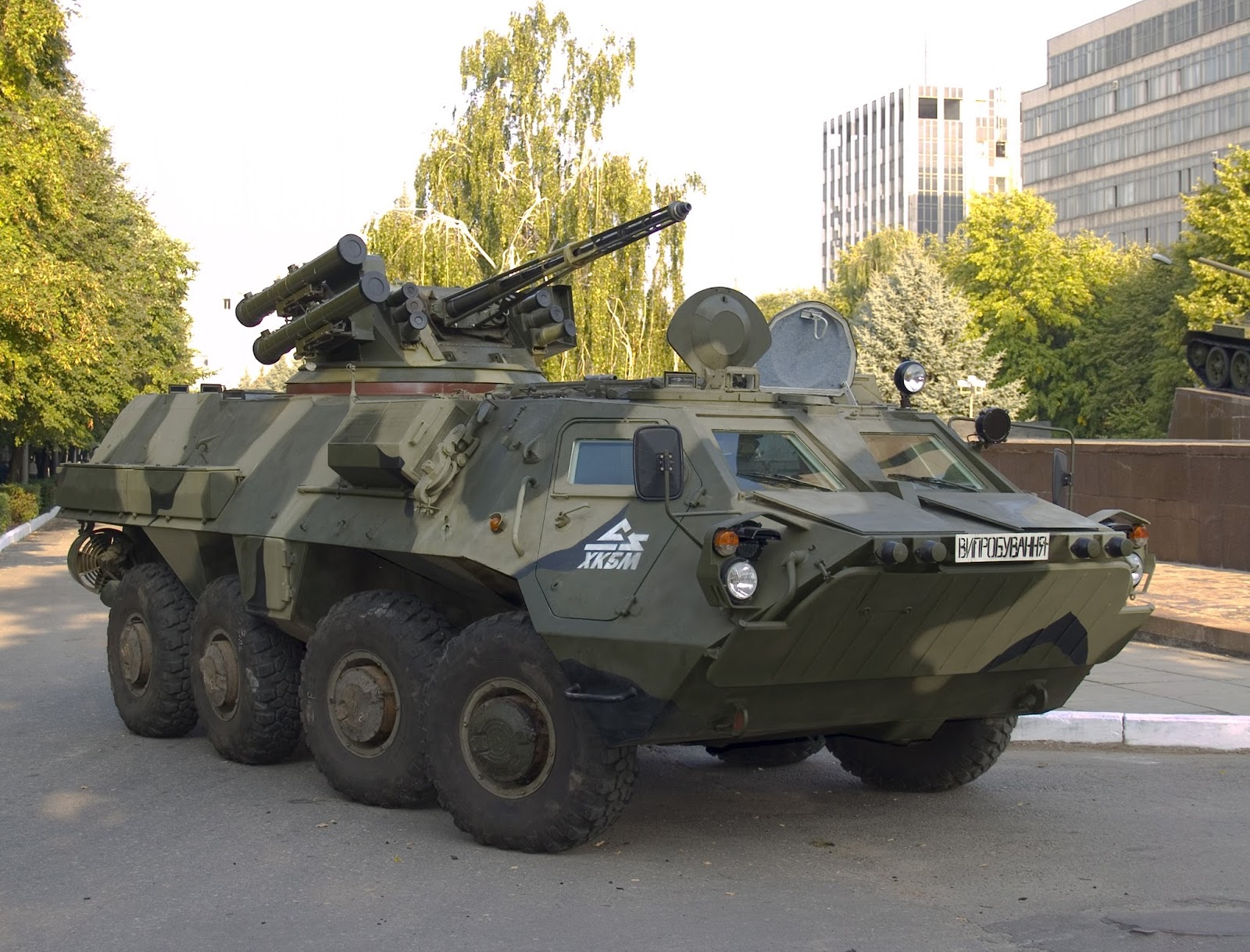 Glavcom: BTR-4E with rcws BM-3 Shturm