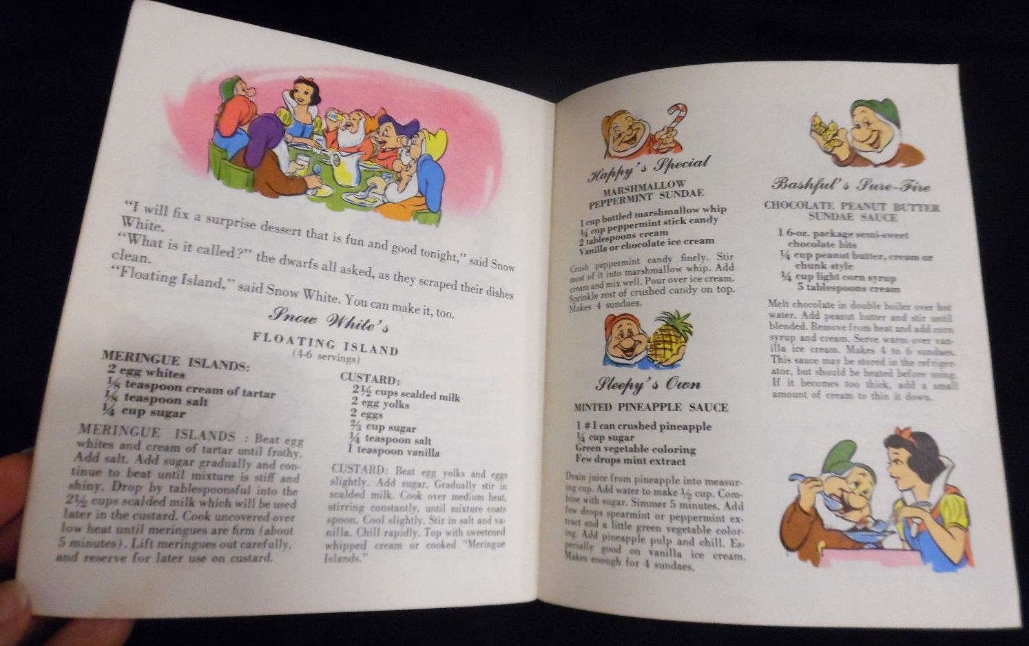 Filmic Light - Snow White Archive: 1955 Snow White Dairy Recipes Book