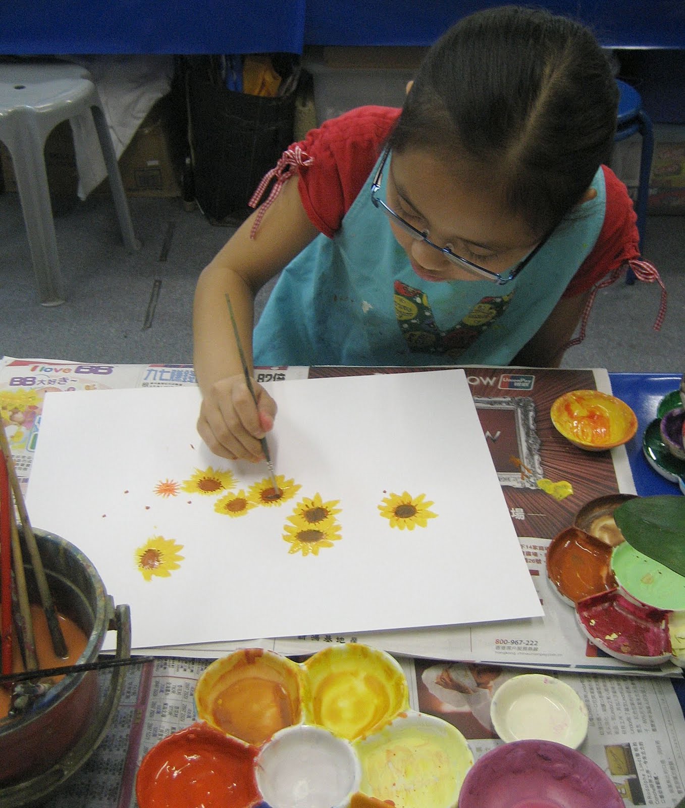Visual art course for kids and adolecents: Regular visual arts classes