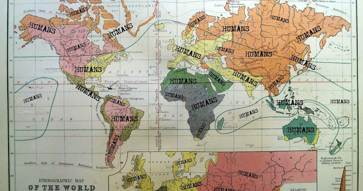 MI LABORATORIO DE IDEAS: new map of world races