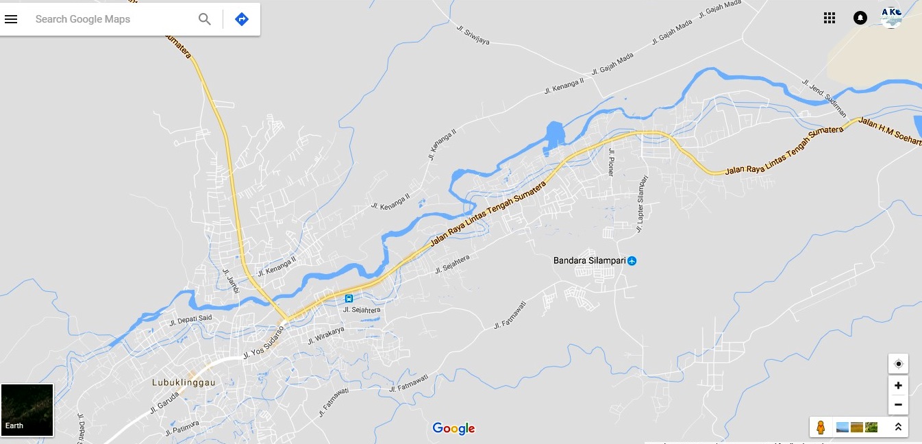 Peta Kota Lubuklinggau