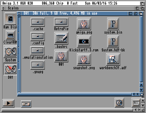 Emulando Comodore Amiga no Raspberry Pi com Retropie