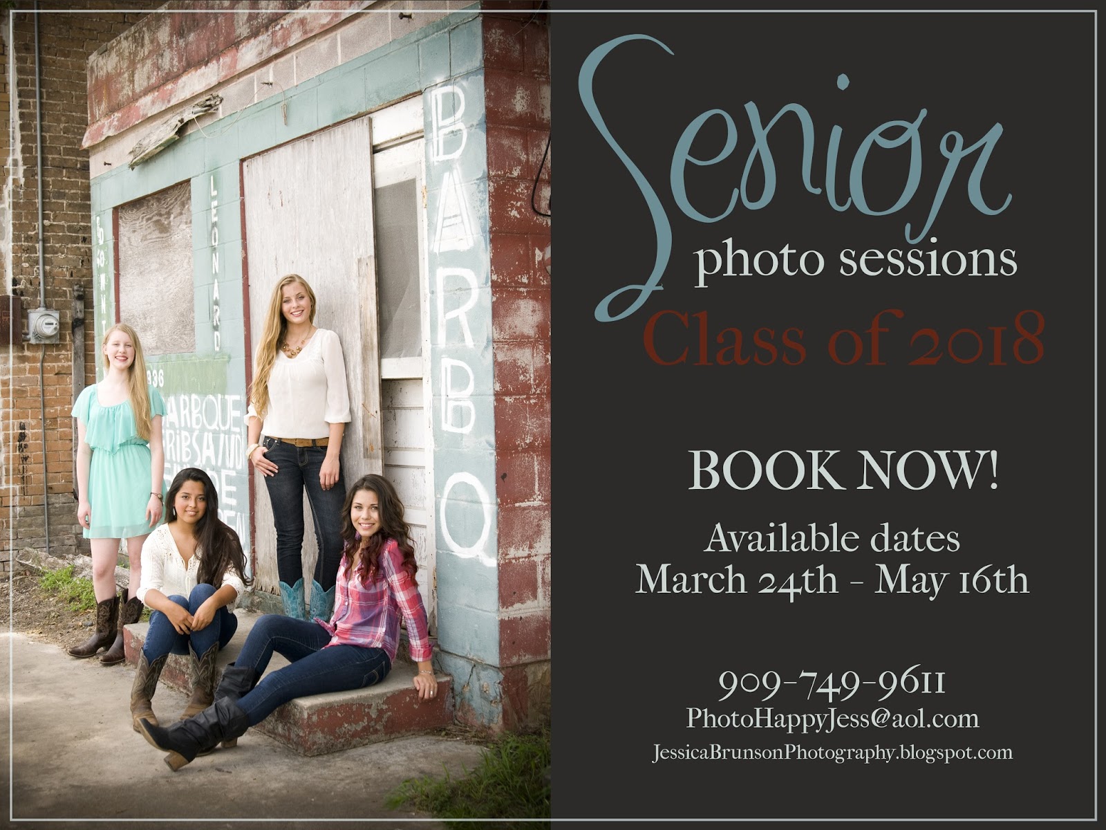 Jessica Brunson Photography: Now Booking 2018 Senior Sessions