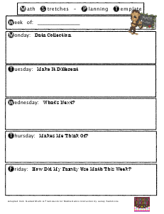 Thinking of Teaching: Math Stretches and Calendar (Freebies)