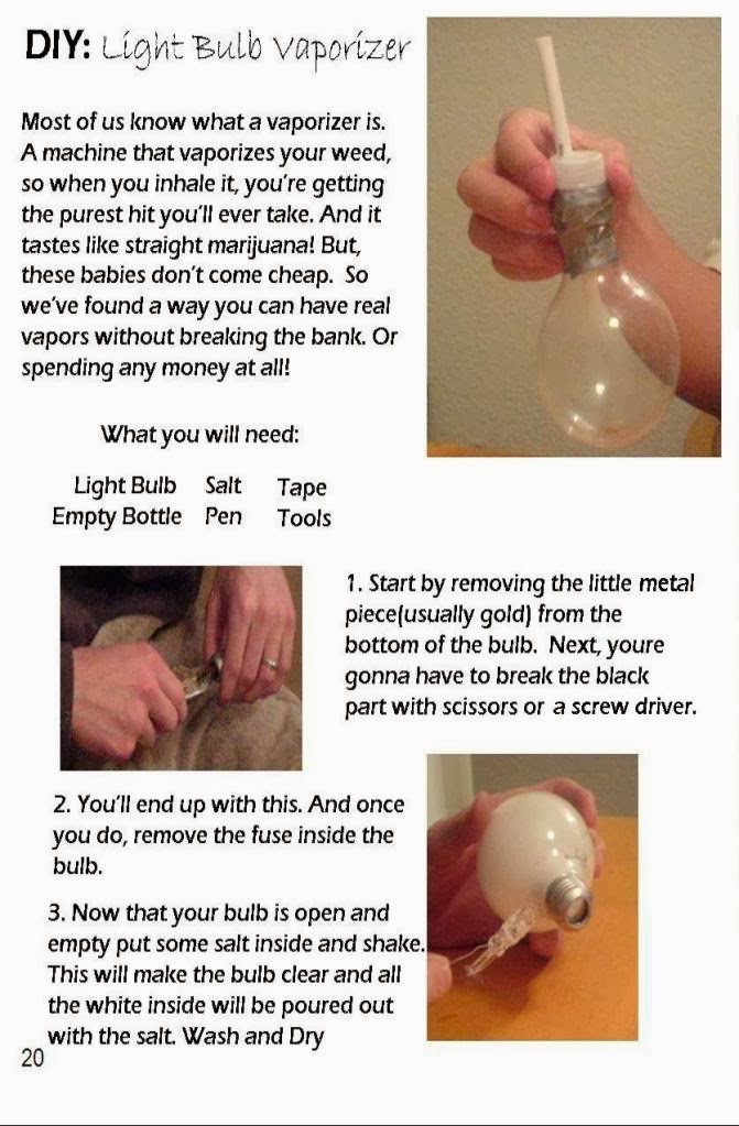 Peace Love & Green: DIY: Light Bulb Vaporizer