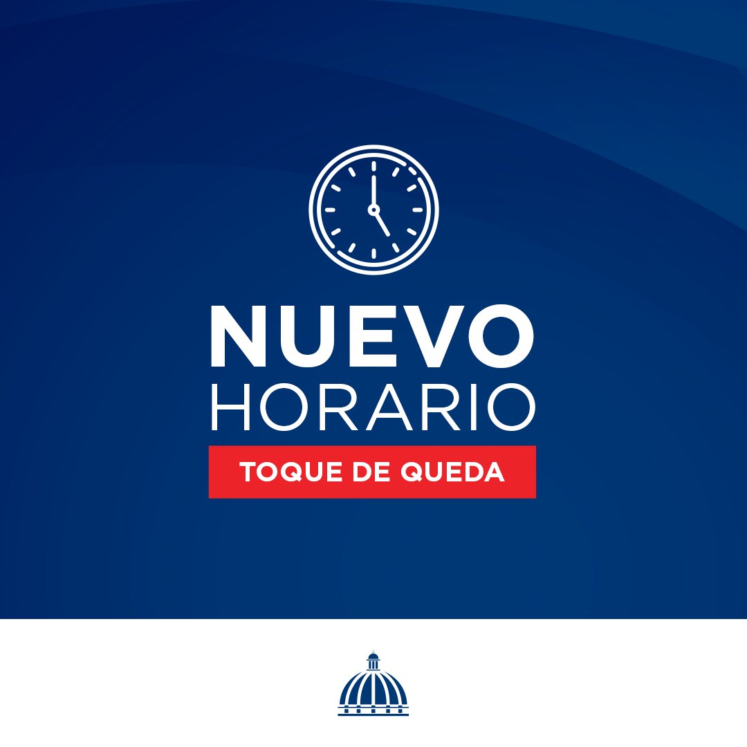 Cambia horario del toque de queda