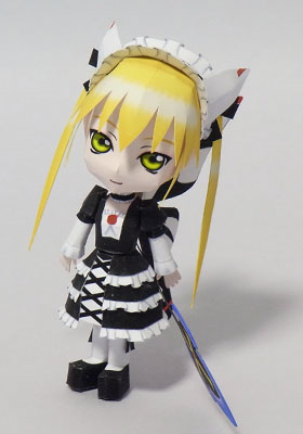 TipeDOLL-02 Ver 1 & Chibi Papercraft | Papercraft Paradise ...