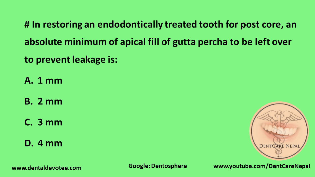 Dentosphere : World of Dentistry: Post and Core in Endodontics