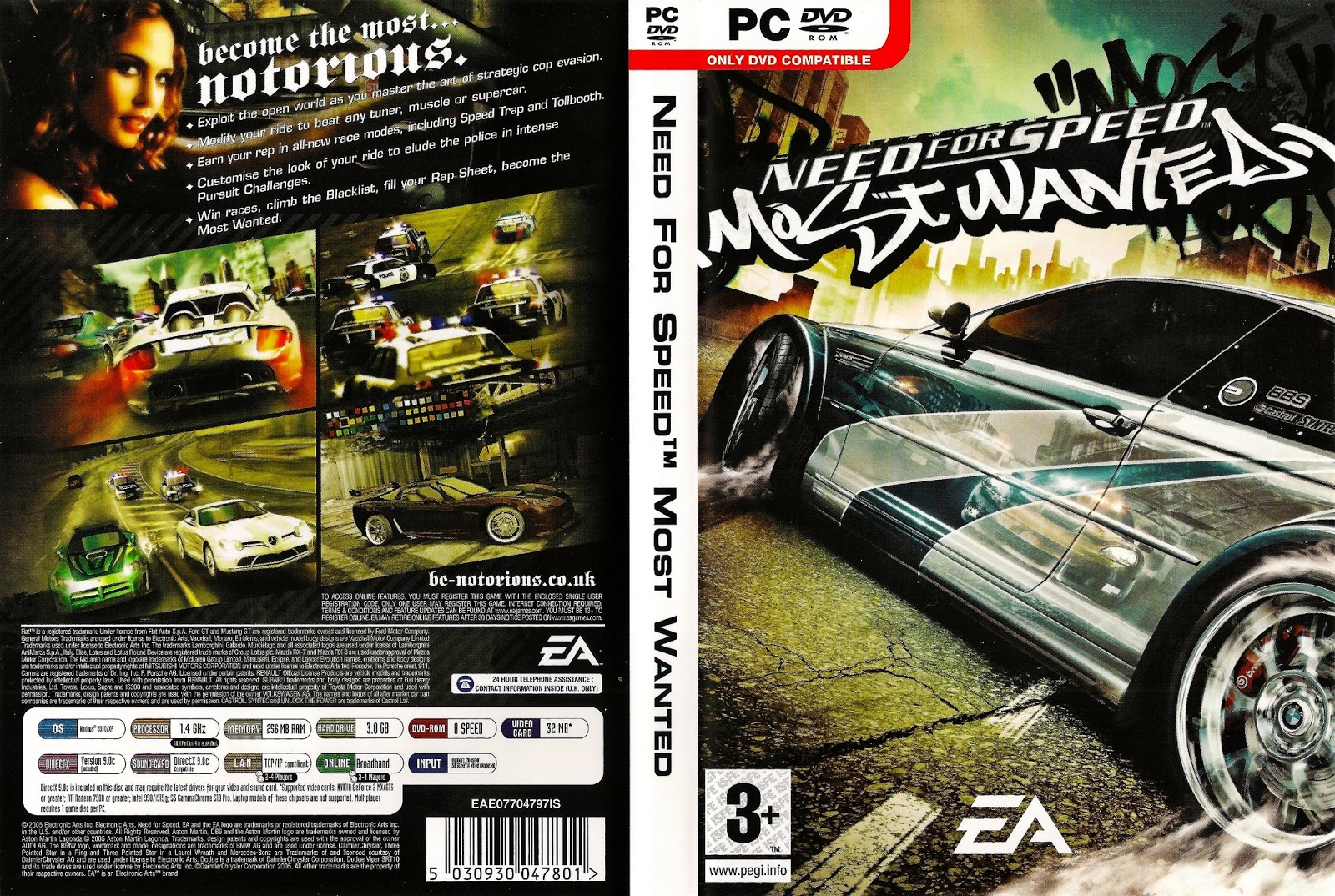 Capa Jogo Need For Speed Most Wanted PC Capas de DVDs - Capas de Filmes ...