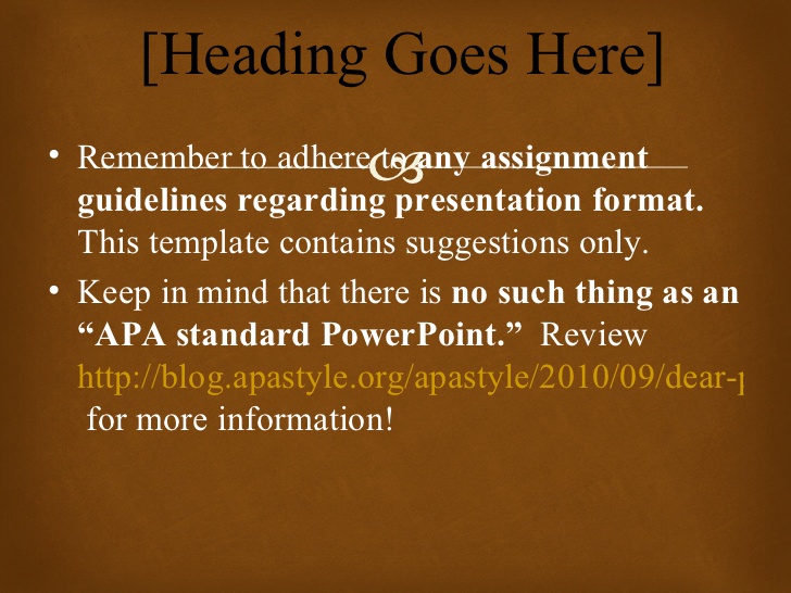 Put A Powerpoint In Apa Format - Collage Template