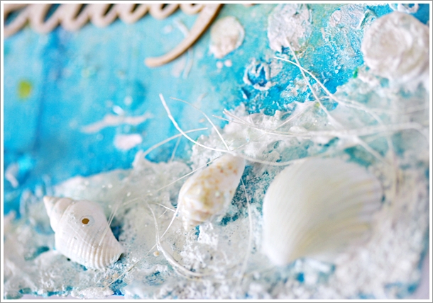 Shimmerz Paints: Beautiful blue card