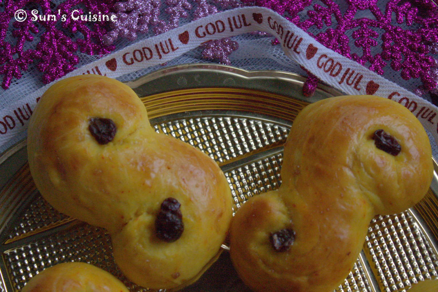 Sum's Cuisine: Lussekatter / Lucia Cats / Sweet Saffron Buns