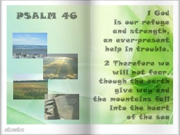 shasha: PSALM 46:1-2