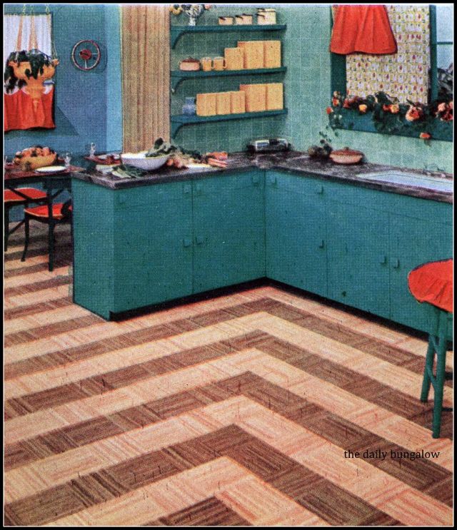 44 Cool Pics That Defined the Fifties Linoleum Styles ~ Vintage Everyday