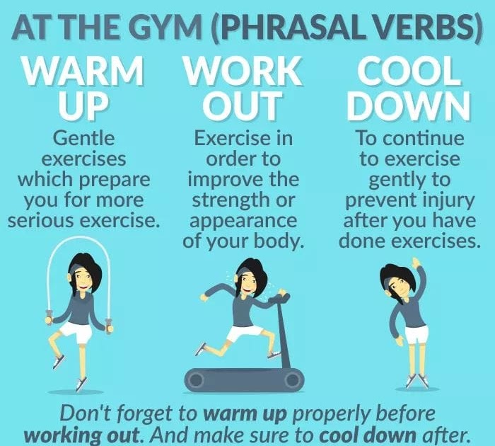Click on: GYM PHRASAL VERBS