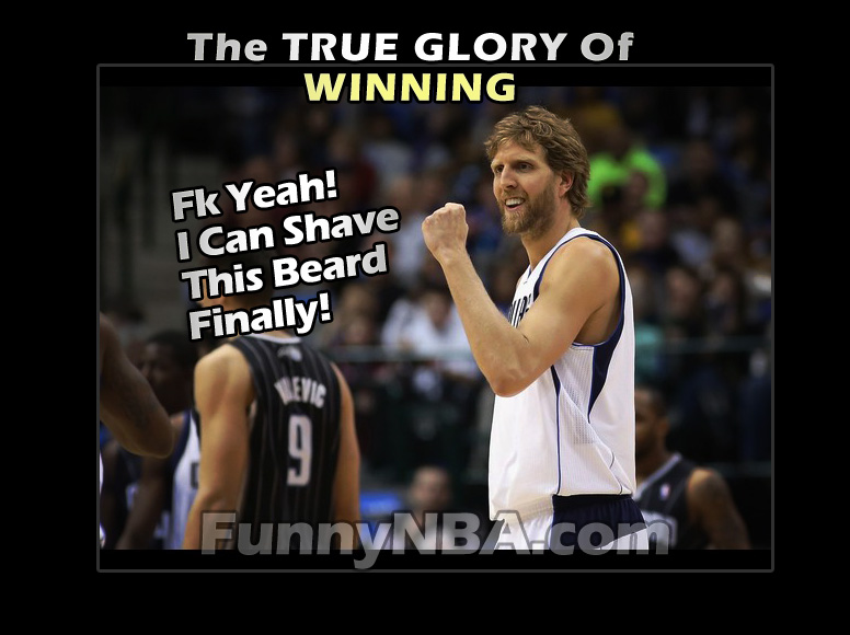 Dallas Mavericks on No-Shave of Beard Pledge | NBA FUNNY MOMENTS
