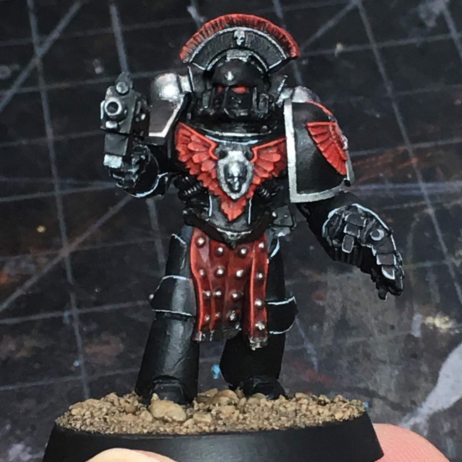 262nd Death Korps of Krieg: WIP: Horus Heresy Dark Angels Command Squad ...