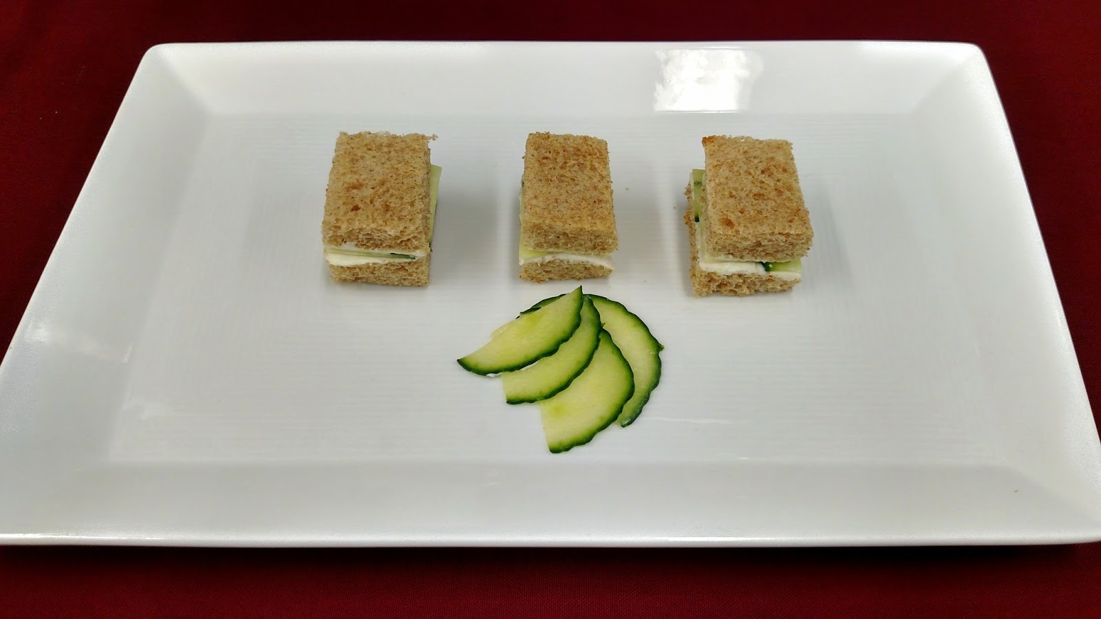 AZGastronaut: Cucumber and Cream Cheese Tea Sandwiches