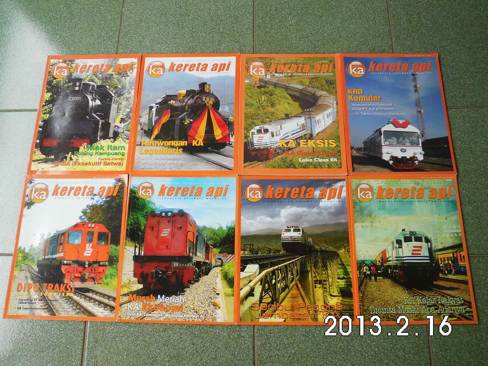Toko Buku Bekas Online Paksrimo 2: Majalah Kereta Api Edisi 2009 - SOLD