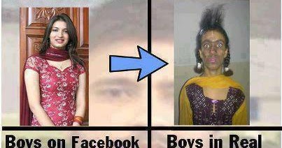 Fun Facts: Girls on Facebook vs. Reality.