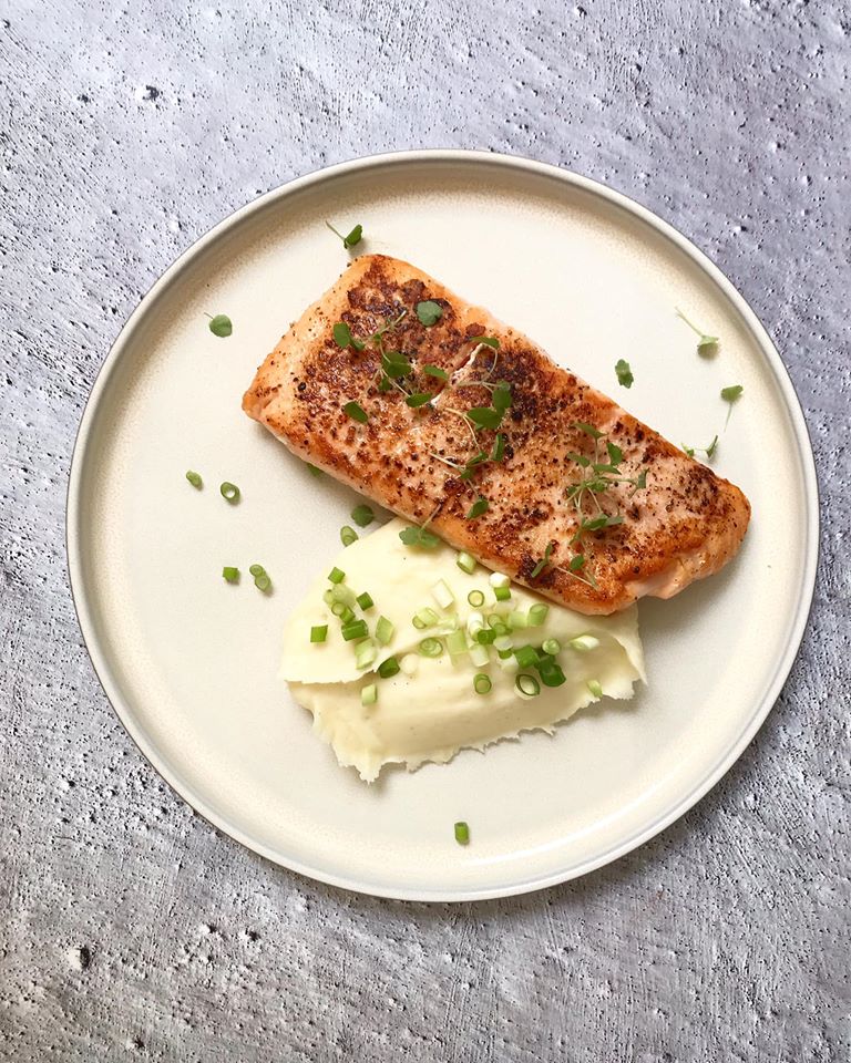 Sous-vide gegaarde zalm