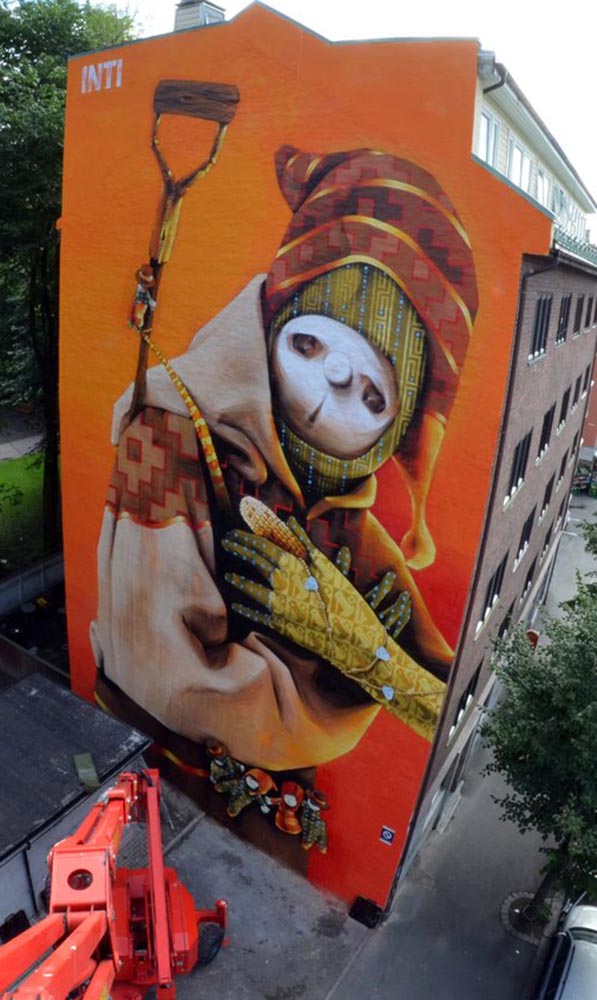 StreetArtNews ES: INTI Nuevo Mural en Oslo, Noruega