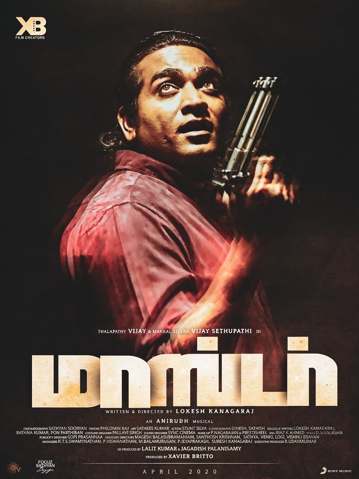 MASTER SECOND LOOK POSTER FOR VIJAY SETHUPATHI'S BIRTHDAY ON JANUARY 16 ...