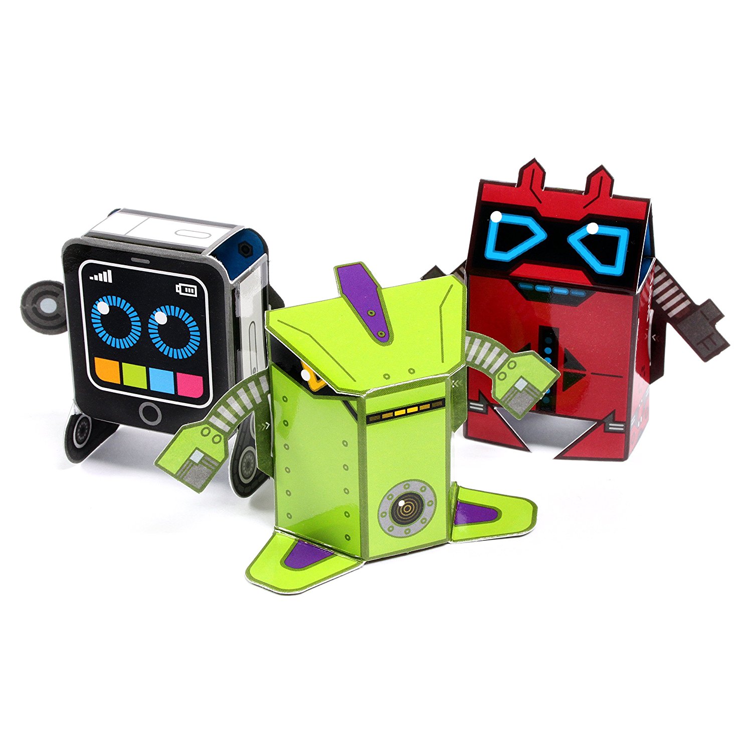 BLOG DOS BRINQUEDOS: OiDroids Series papercraft Robot Cards