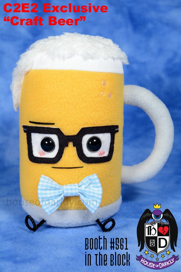 The Blot Says...: C2E2 Exclusive Craft Beer Plush Figures by House of ...