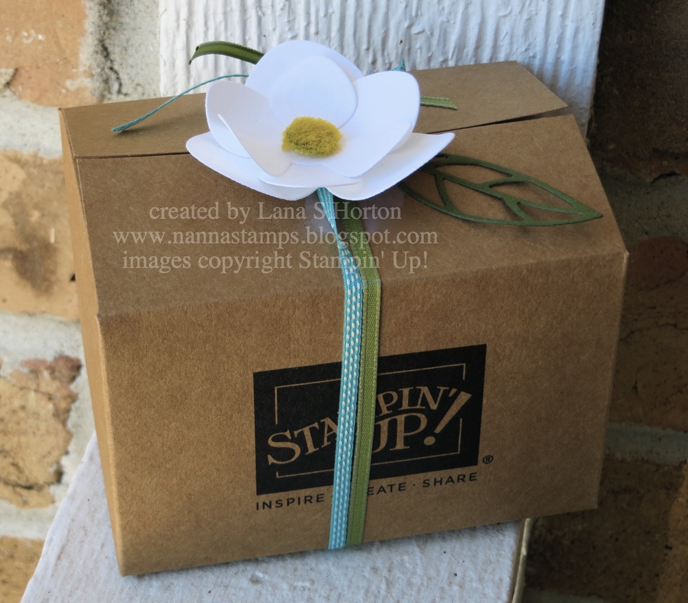 Stamping with Nanna: Magnolia Gift Boxes