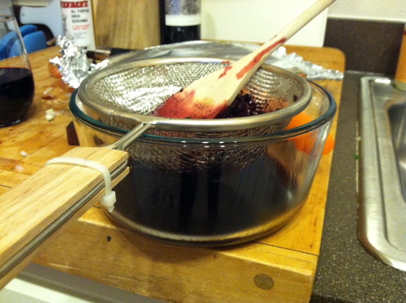 The Unlawful Cook: Bah Bah Blackberry Sauce over Lamb Chops